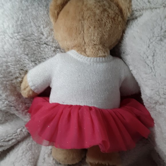 Build-A-Bear | Toys | Build A Bear With Pink Tutu Sweater Dress | Poshmark